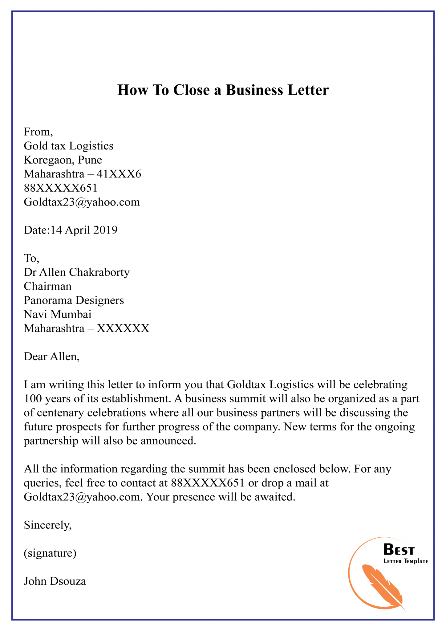 Business Letter Closings | How to Close a Business Letter