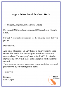 How To Write Appreciation Letter | Appreciation Letter Format
