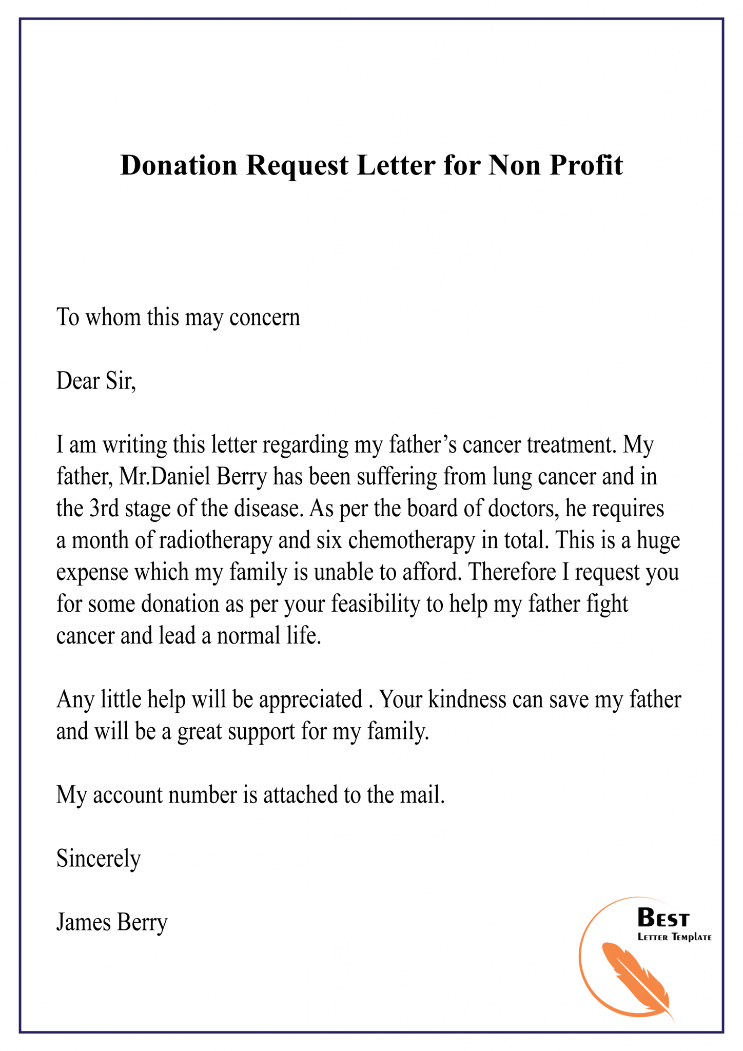 Free Donation Request Letter Template- Format, Sample & Example