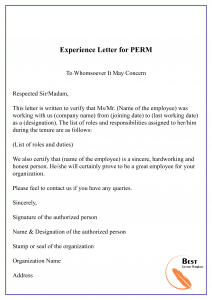 10+ Free Experience Letter Sample & Example [PDF & Word]