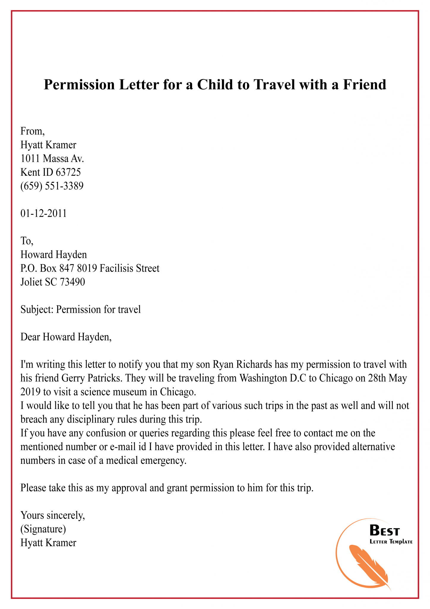 15+ Free Permission Letter Template - Sample & Example