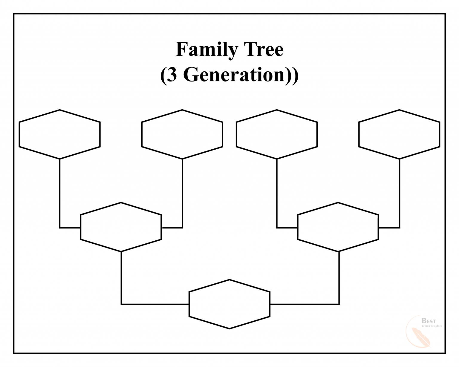 Free Family Tree Template - PDF, Excel, Word & Google Doc