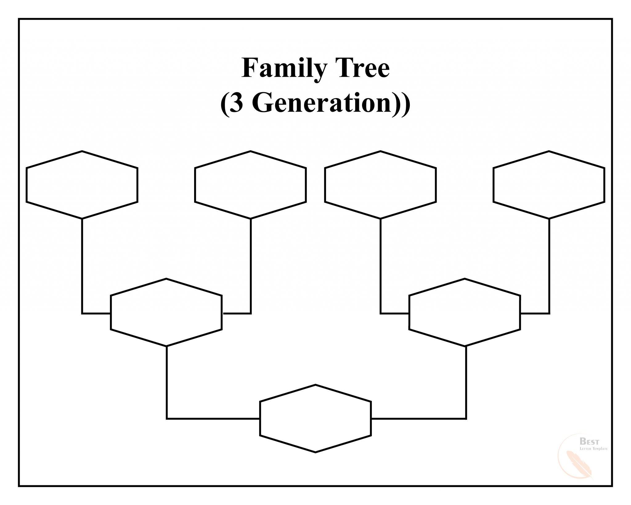 Free Family Tree Template - PDF, Excel, Word & Google Doc