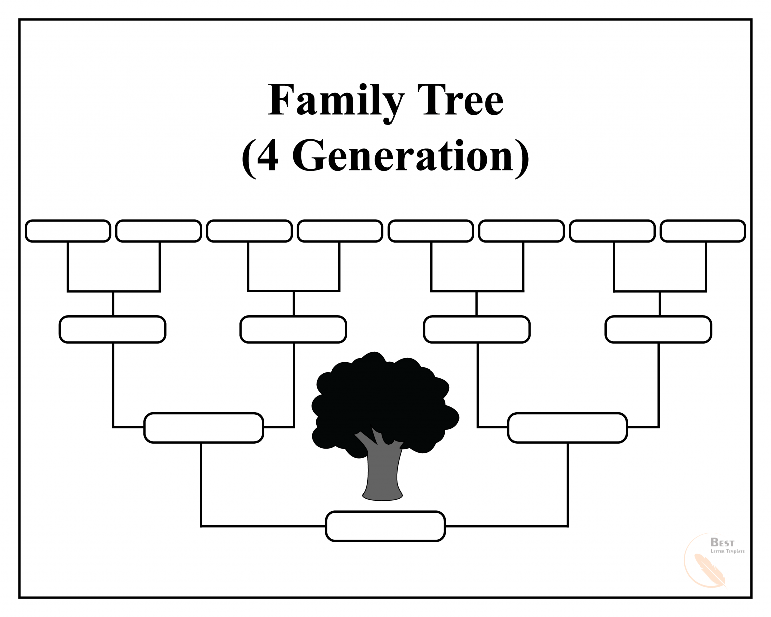 Free Family Tree Template - PDF, Excel, Word & Google Doc