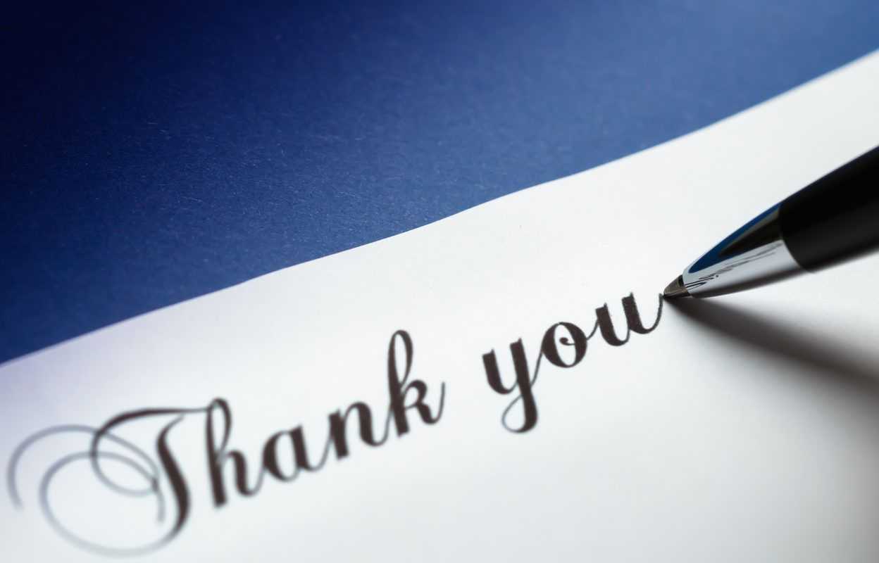 Sample Thank You Letter Template for Business Partnership