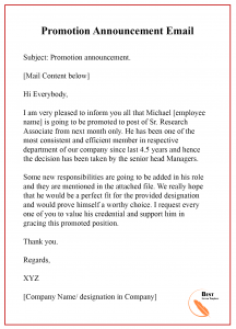 Announcement Email Sample & Examples - Writing Tips