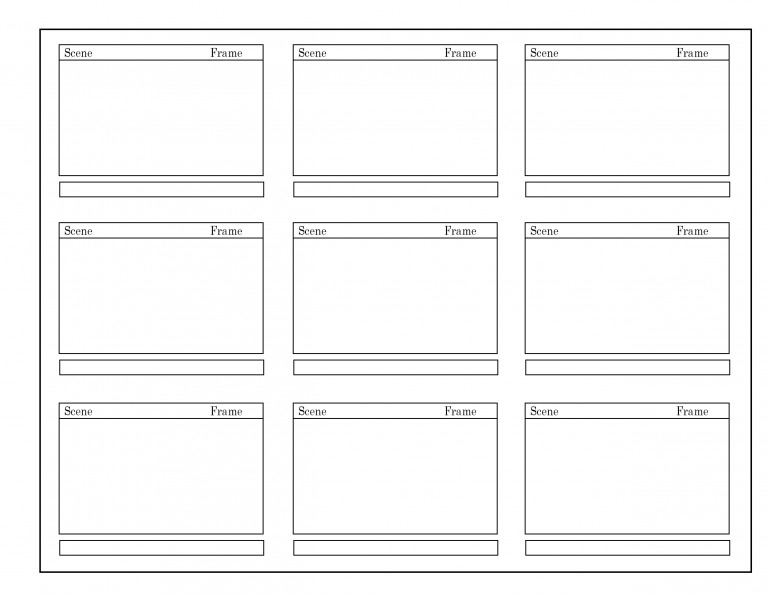 Free Storyboard Template [PDF, WORD, PPT, & Google Docs]