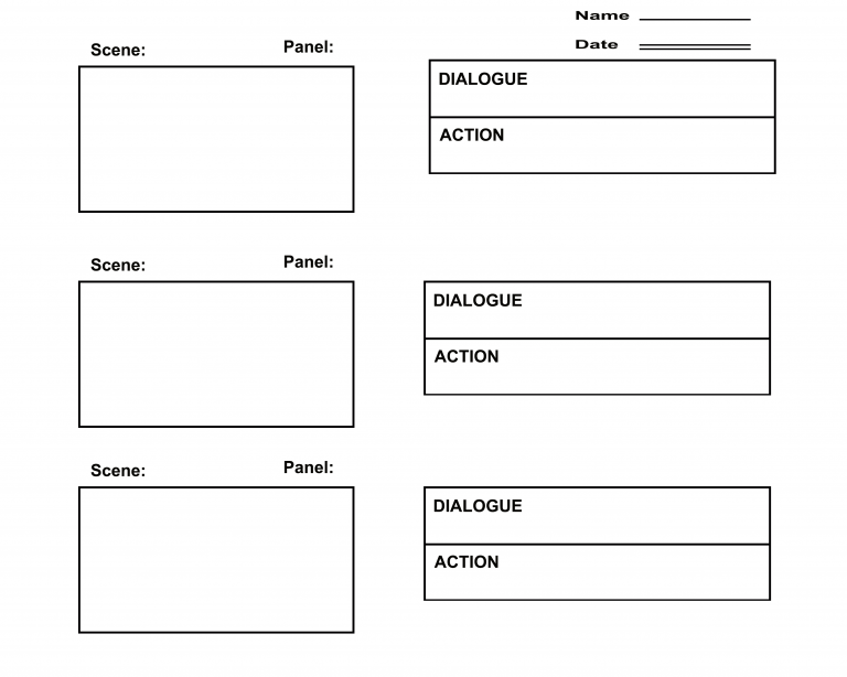 Free Storyboard Template [PDF, WORD, PPT, & Google Docs]