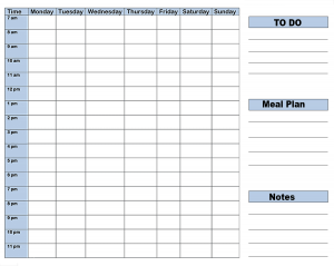 Free Printable Daily Planner Template in PDF, Word & Excel