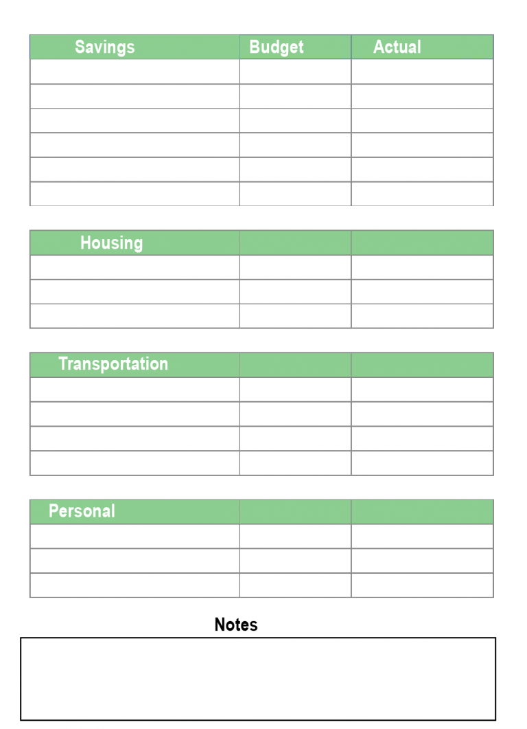 Free Printable Daily Planner Template in PDF, Word & Excel