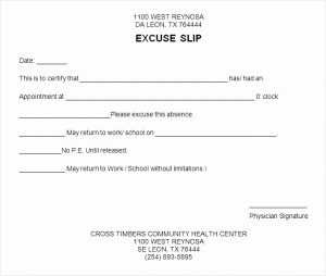 Free Doctors Note Template for Work & School in PDF & Word