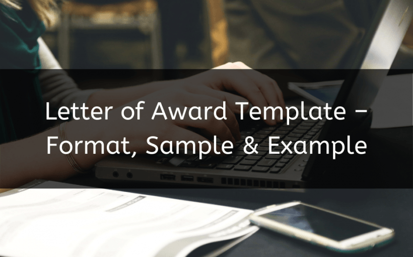 Award Letter Archives - Best Letter Template