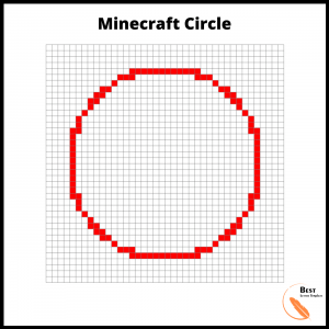 Printable Minecraft Circle Template -- (Chart, Diagram)