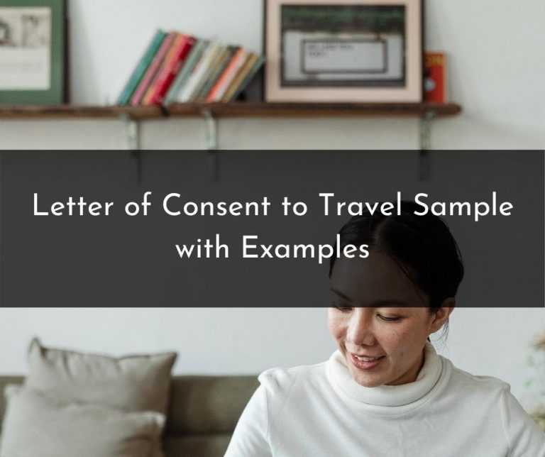 Consent Letter Template- Format, Sample, and Examples