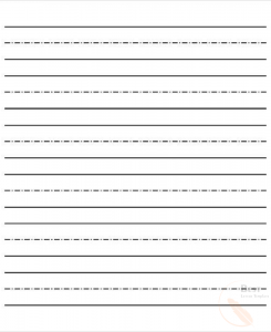 Free Printable Lined Paper Templates for Kids in PDF