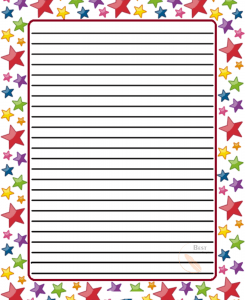 Free Printable Lined Paper Templates for Kids in PDF
