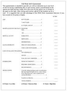 Free Sample Risk Assessment Template form with Definition