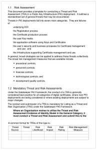 Free Sample Risk Assessment Template form with Definition