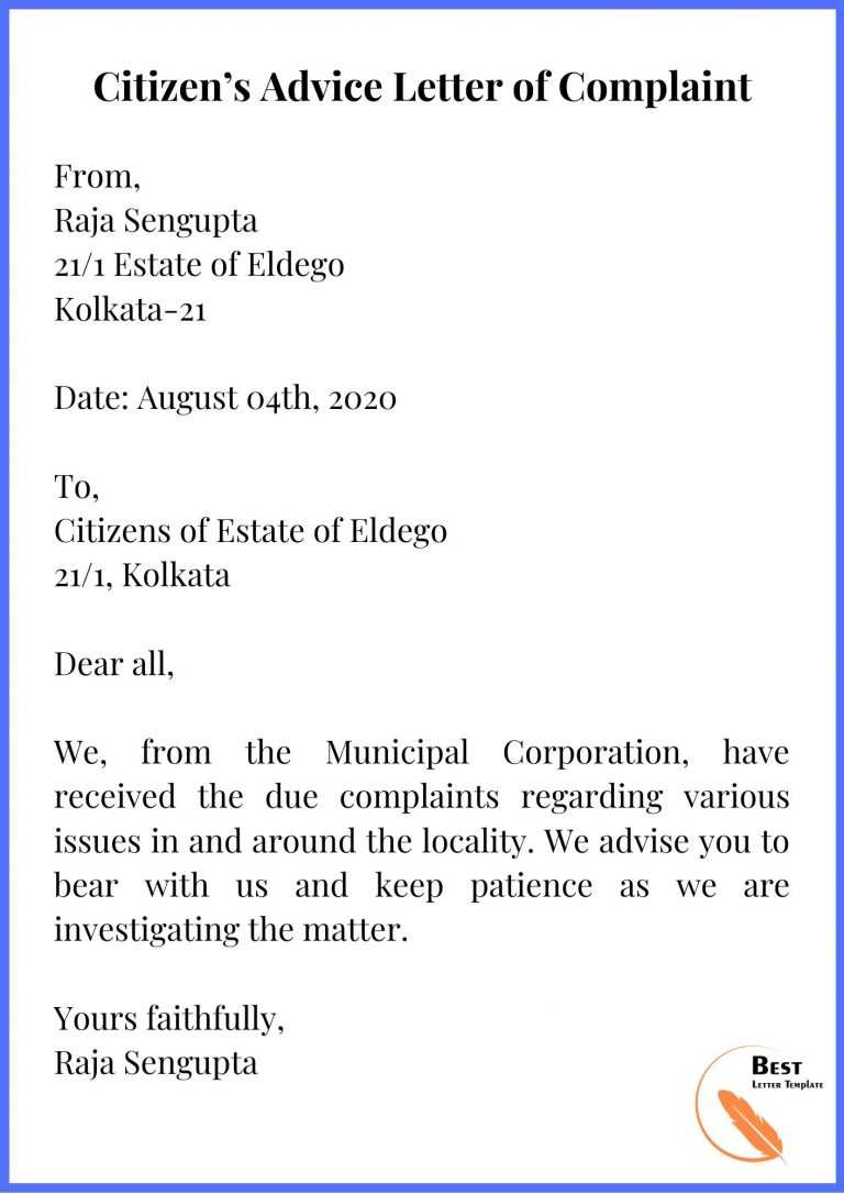 5+ Advice Letter Template -Format, Sample & Example