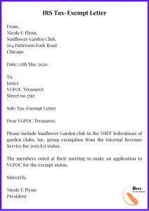 Tax Letter Template - Format, Sample, and Example in PDF & Word