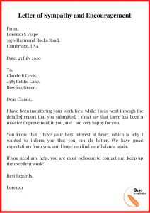 Sympathy Letter Template - Format, Sample & Examples