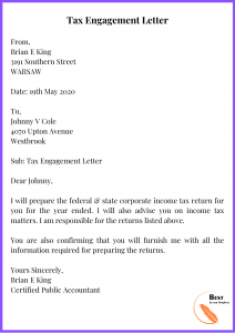 Tax Letter Template - Format, Sample, and Example in PDF & Word