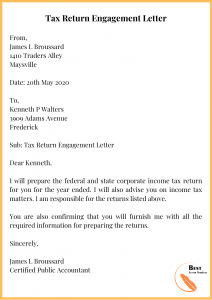 Tax Letter Template - Format, Sample, and Example in PDF & Word