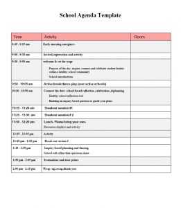 Free Agenda Template- PDF, Word, Excel, and Google Docs