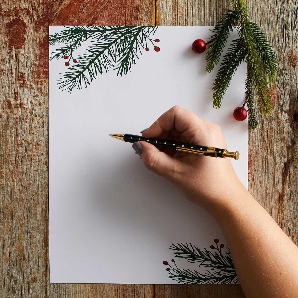 Christmas Letter Template Sample with Example